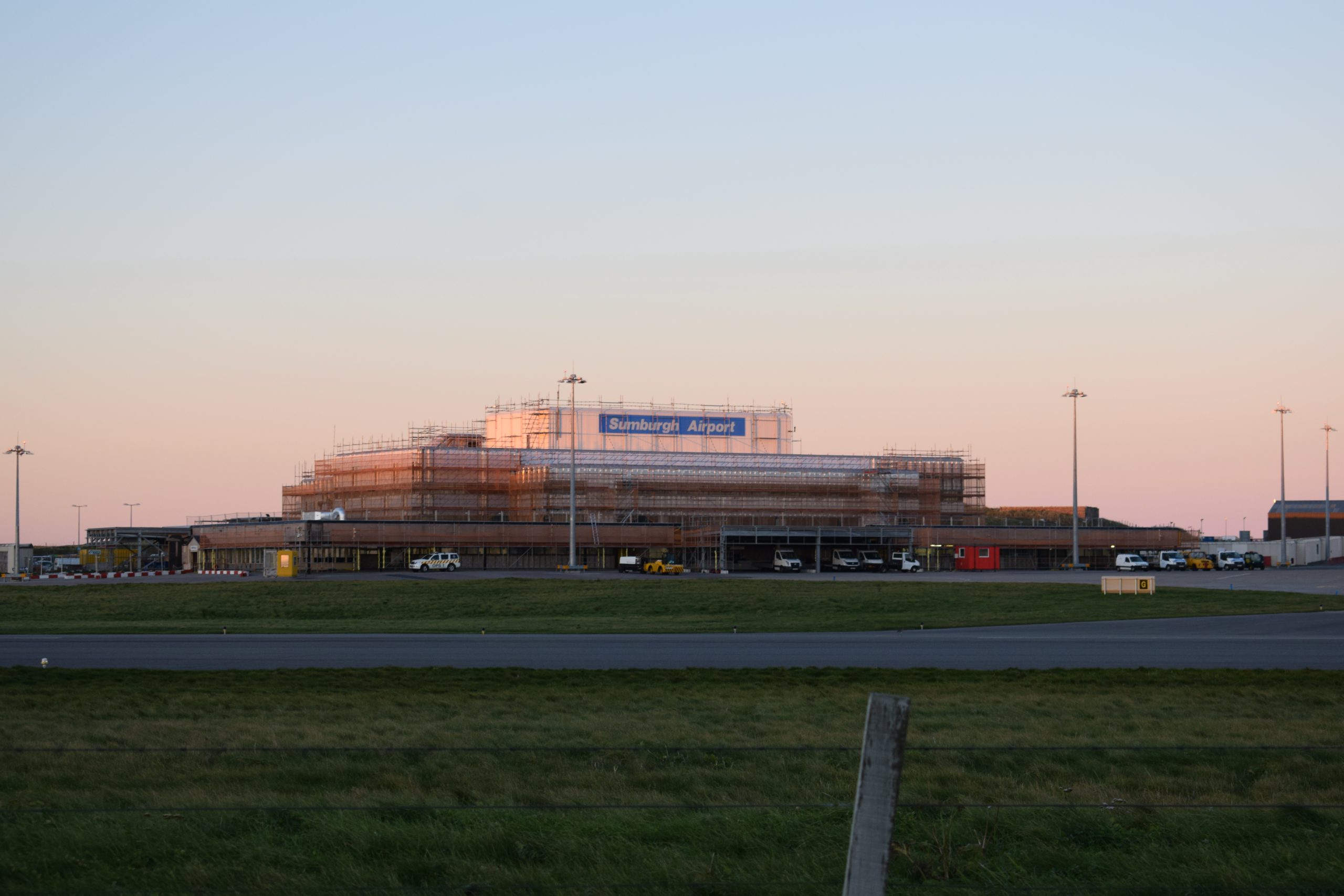 Sumburgh Airport, Admin Building External Upgrade - Bell Contracts